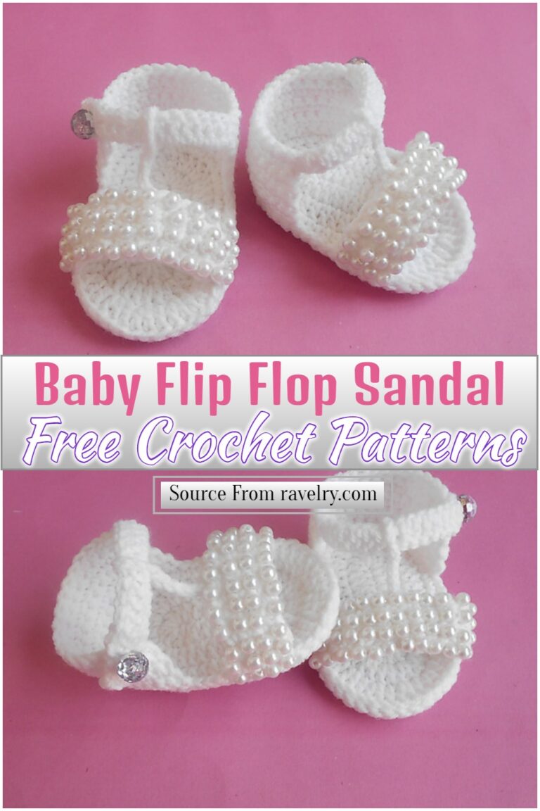 14 Free Crochet Flip Flop Patterns For Beginners