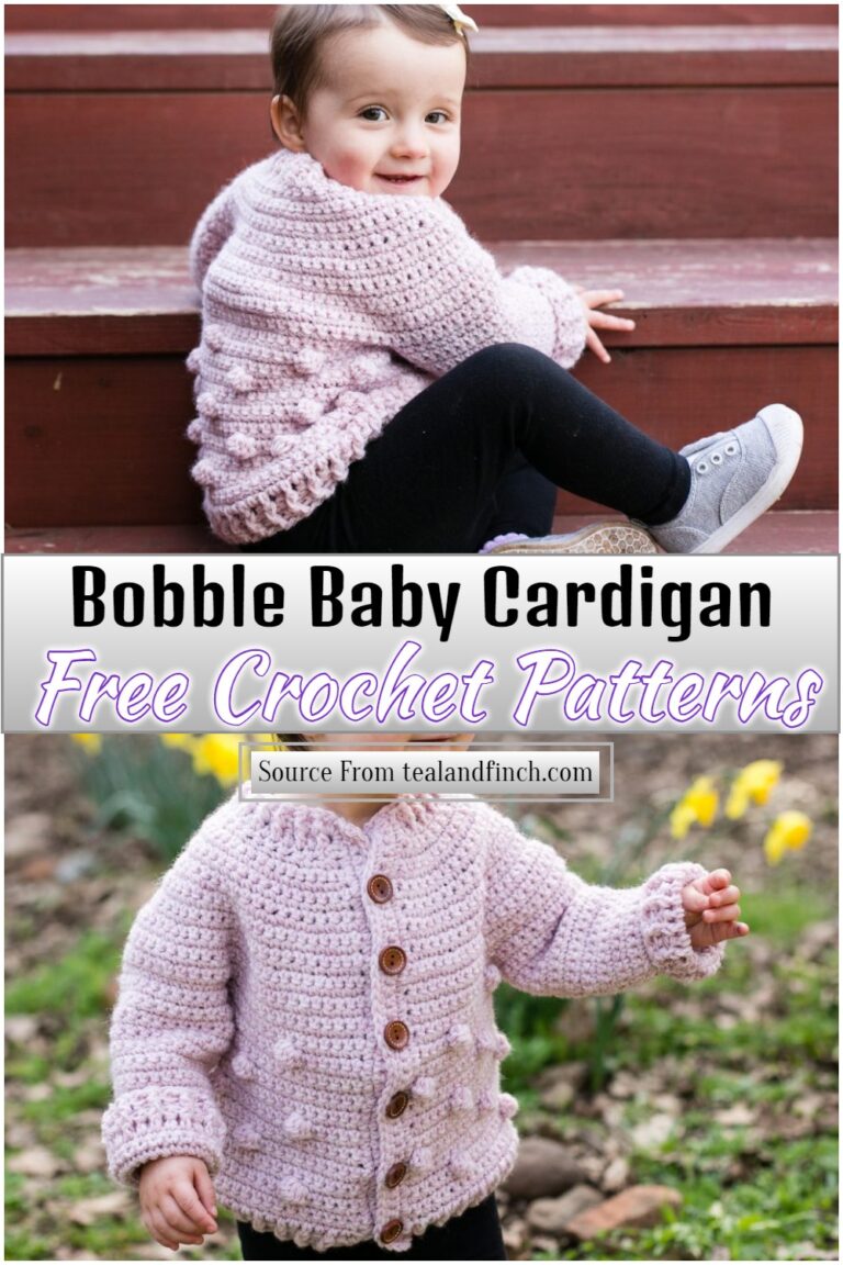 25 Free Crochet Baby Cardigan Patterns