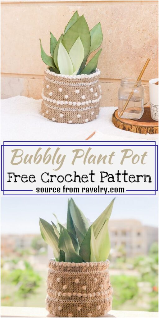5 Free Crochet Plant Pot Patterns