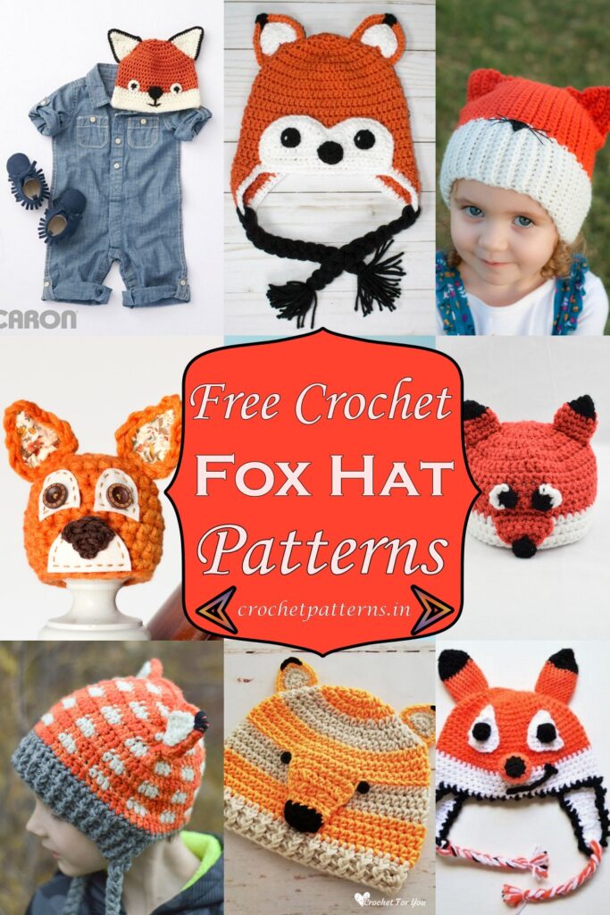 9 Free Crochet Fox Hat Patterns For Kids