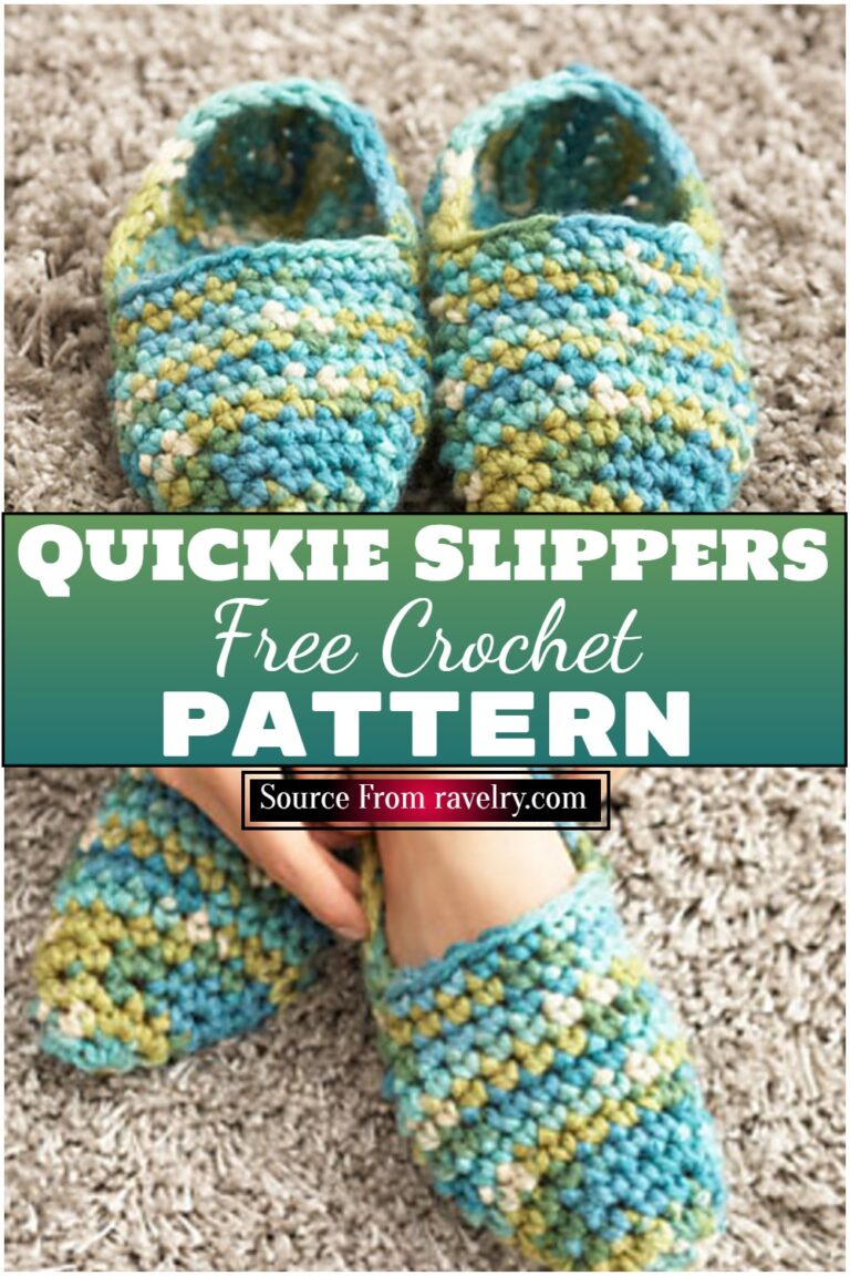 20 Cute Free Crochet Chunky Slippers Patterns