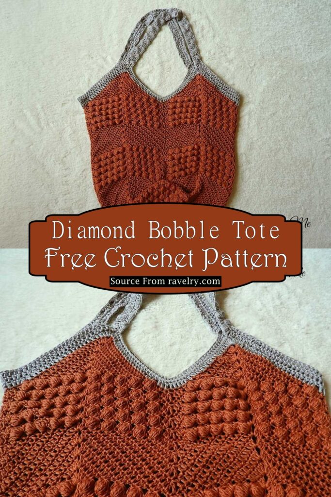 15 Free Crochet Bobble Bag Patterns