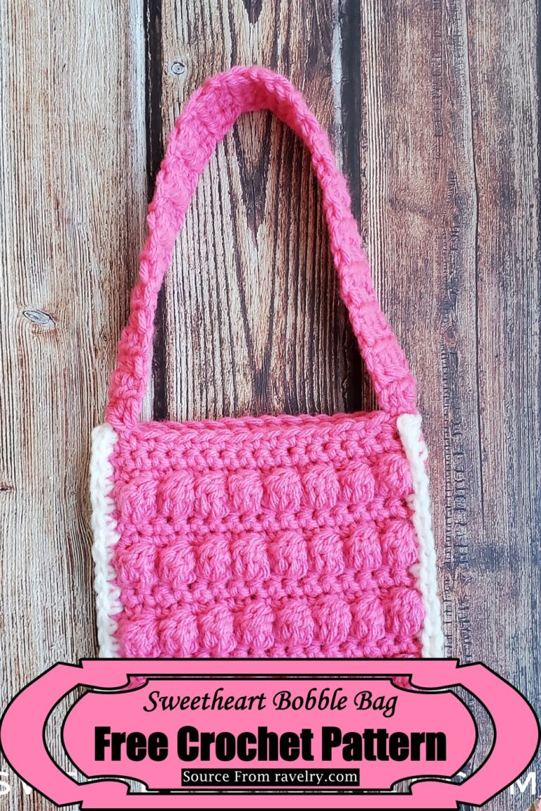 15 Free Crochet Bobble Bag Patterns