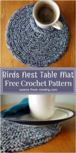 15 Free Crochet Table Mat Patterns For Decoration