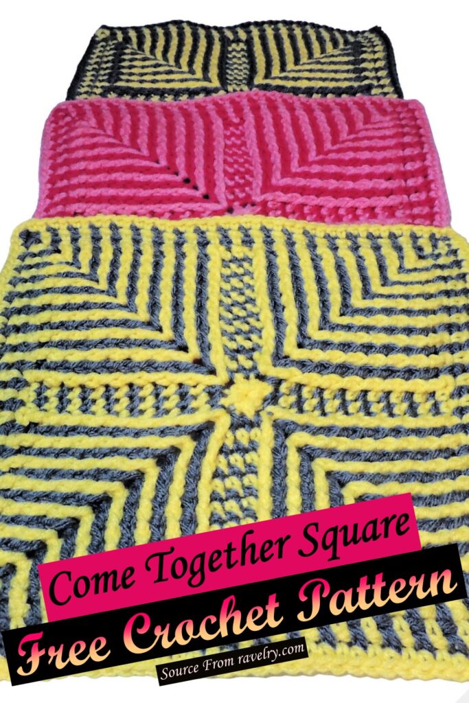 Colourful Free Crochet Square Patterns