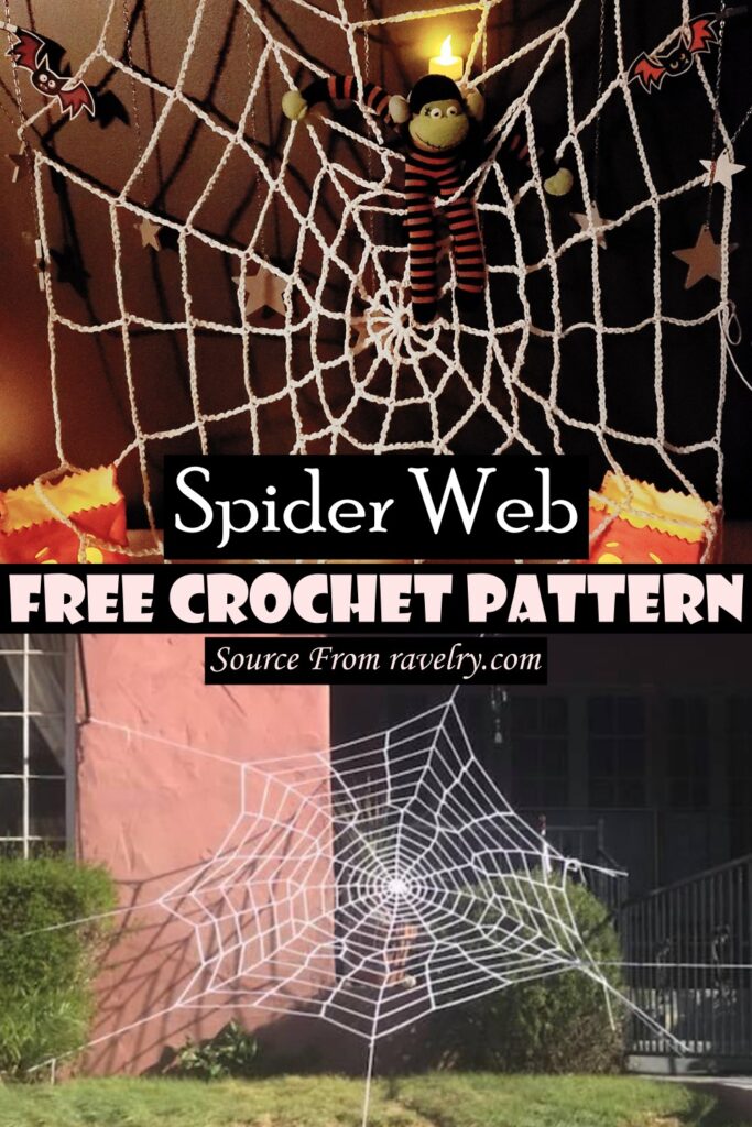 19 Free Crochet Spider Web Patterns In This Halloween