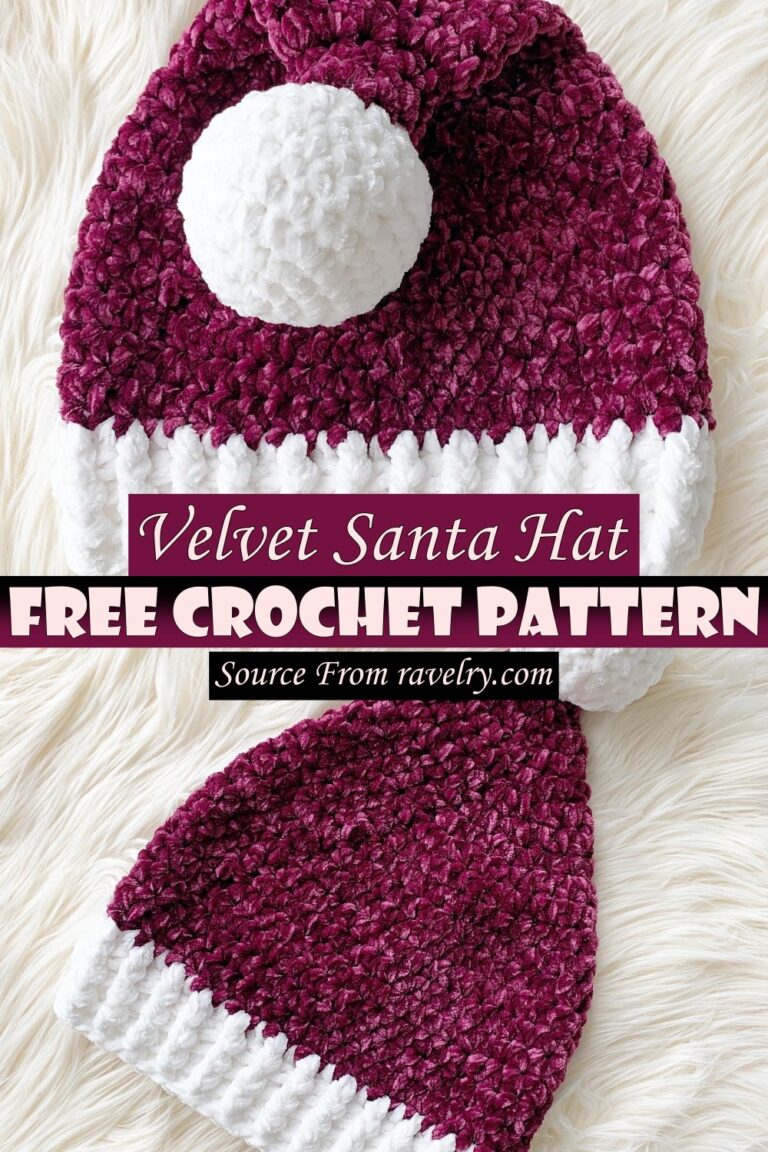 Adorable And Unique Free Crochet Velvet Patterns
