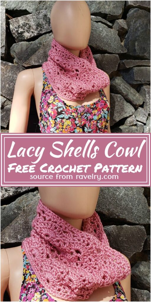Easy And Quick Free Crochet Lacy Cowl Patterns