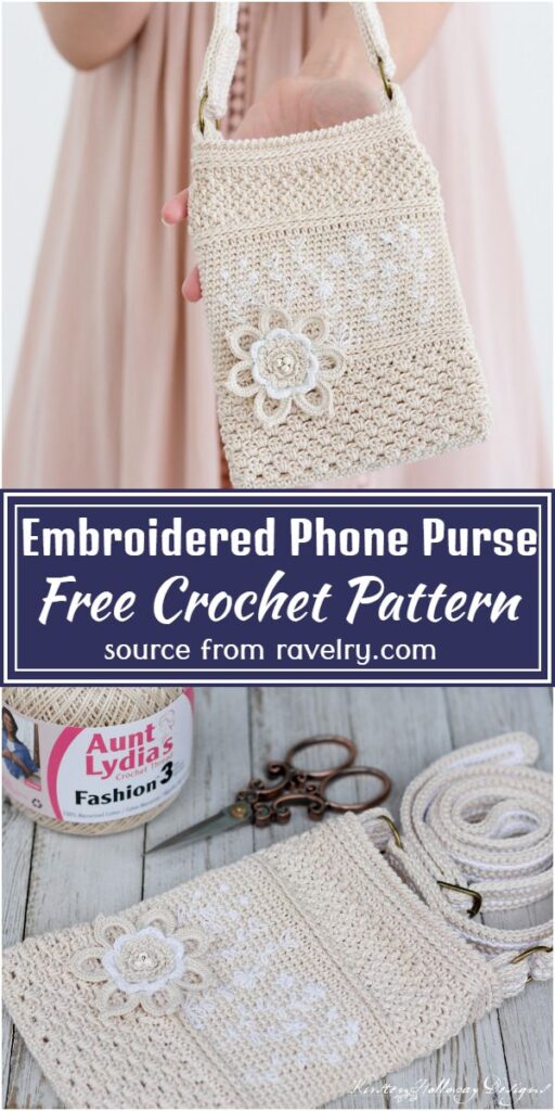 15 Free Crochet Phone Pouch Patterns