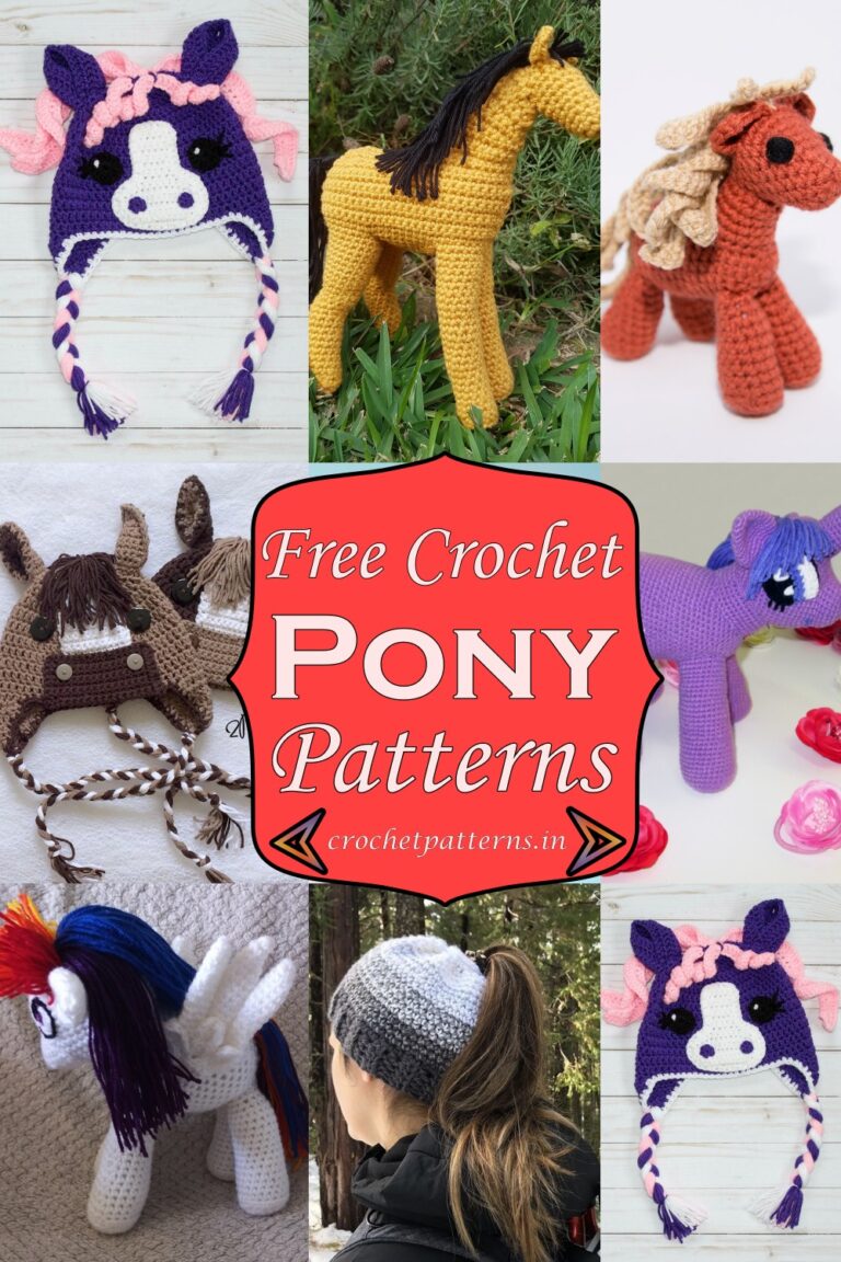 15 Adorable And Gorgeous Free Crochet Pony Patterns