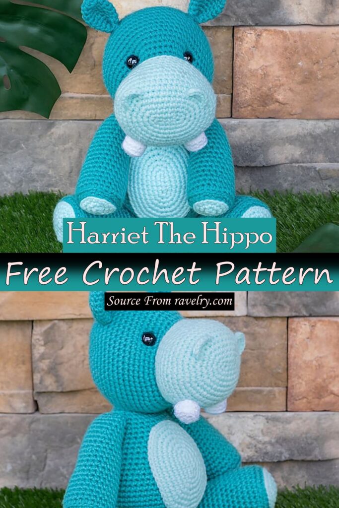 20 Fun And Adorable Free Crochet Hippo Patterns
