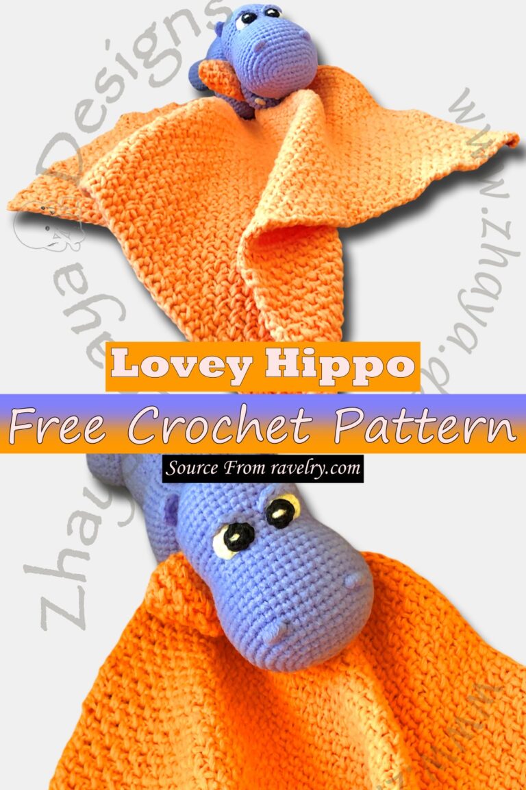 20 Fun And Adorable Free Crochet Hippo Patterns