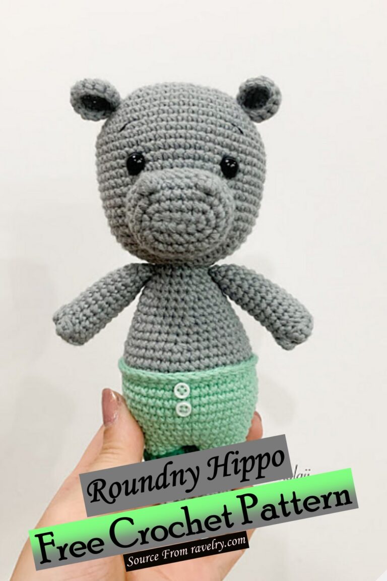 20 Fun And Adorable Free Crochet Hippo Patterns