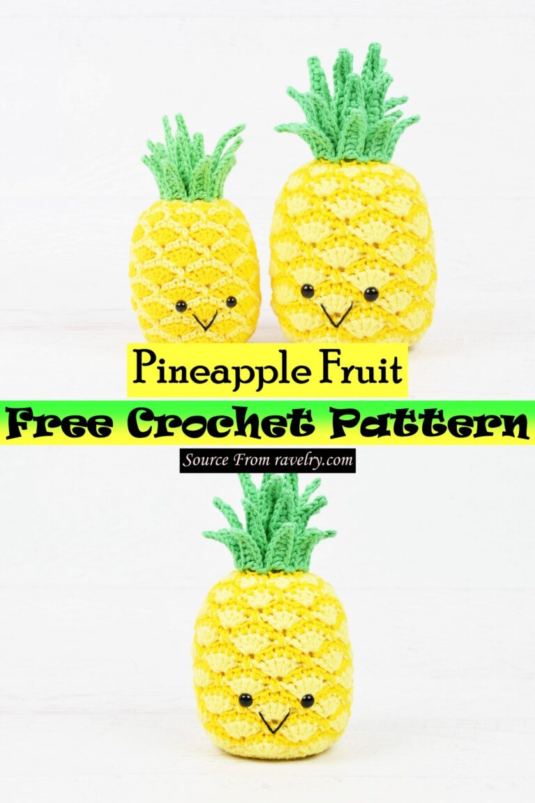 12 Beautiful Free Crochet Fruit Patterns For Home Decor