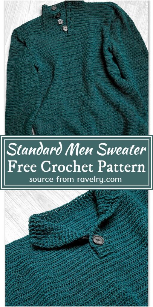 17 Free Crochet Men Sweater Patterns