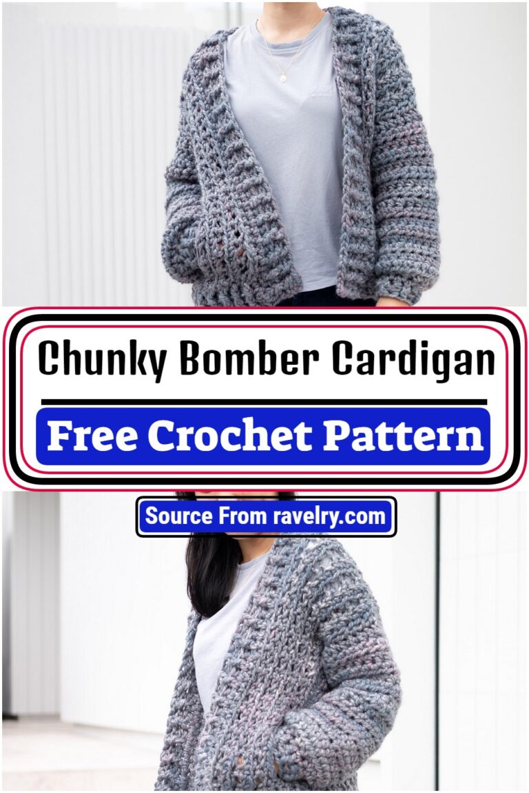 19 Free Crochet Chunky Cardigan Patterns