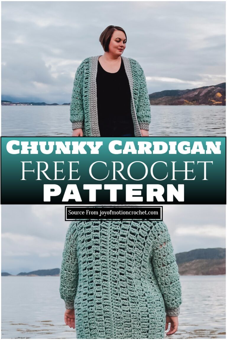 19 Free Crochet Chunky Cardigan Patterns