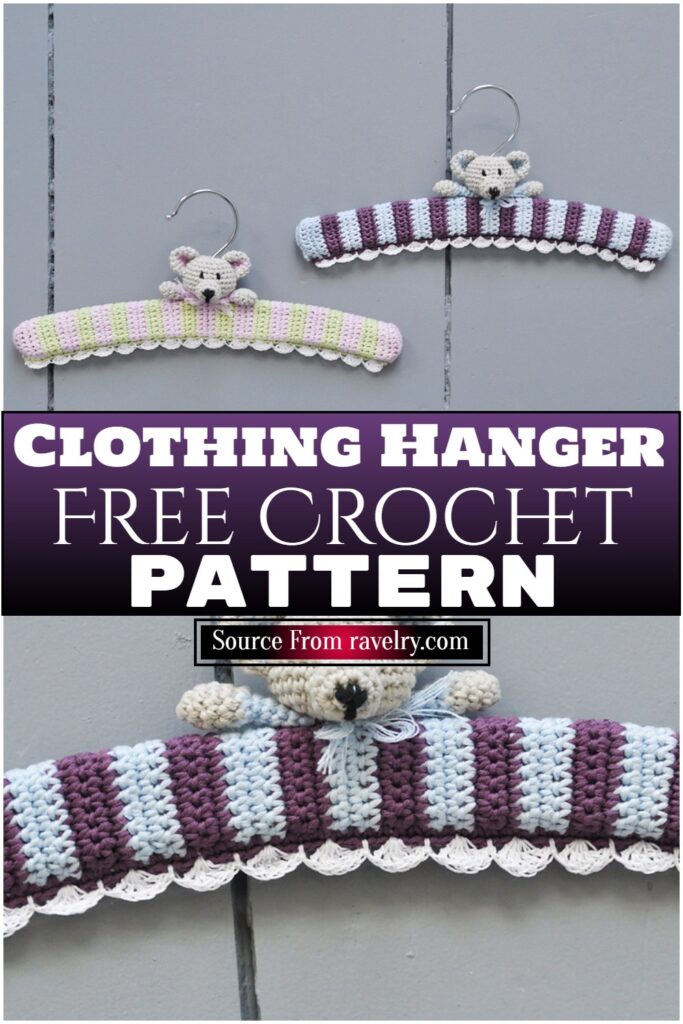 10 Free Crochet Hanger Cover Patterns