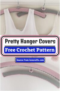 10 Free Crochet Hanger Cover Patterns