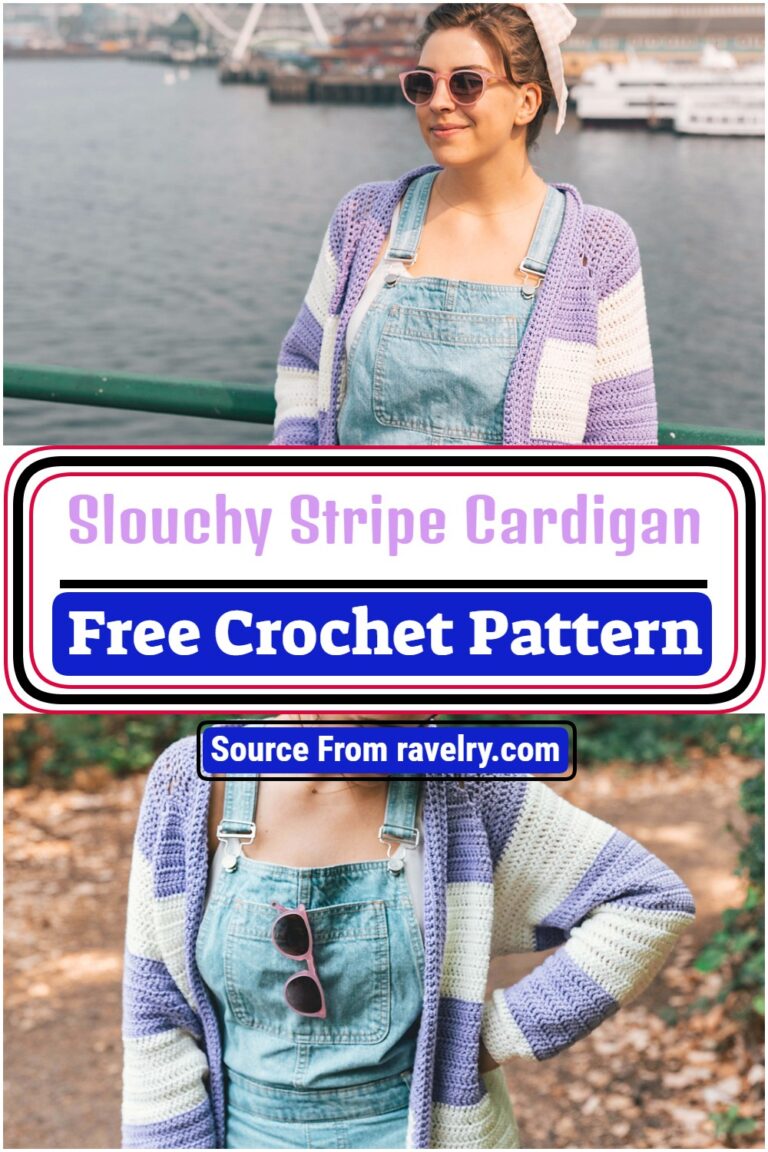 6 Best Free Crochet Slouchy Cardigan Patterns