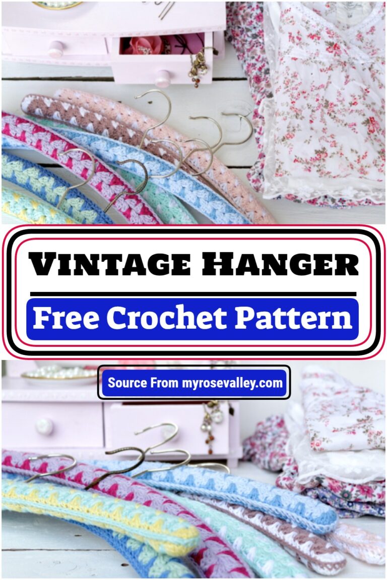 10 Free Crochet Hanger Cover Patterns