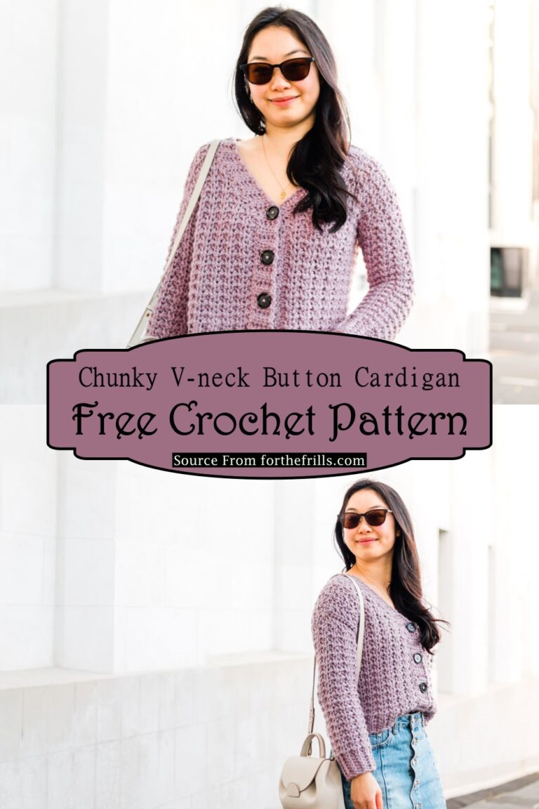 19 Free Crochet Chunky Cardigan Patterns