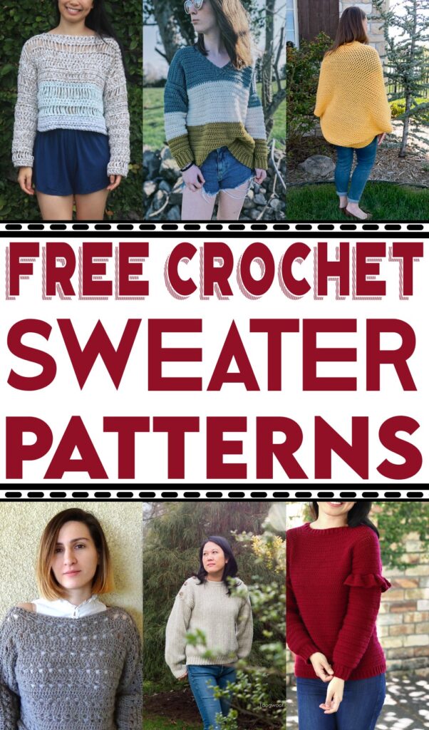 Cozy Free Crochet Sweater Patterns to Keep You Warm