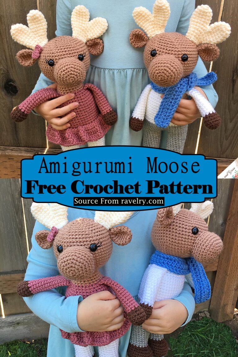 20 Free Crochet Moose Patterns (Easy And Fun)