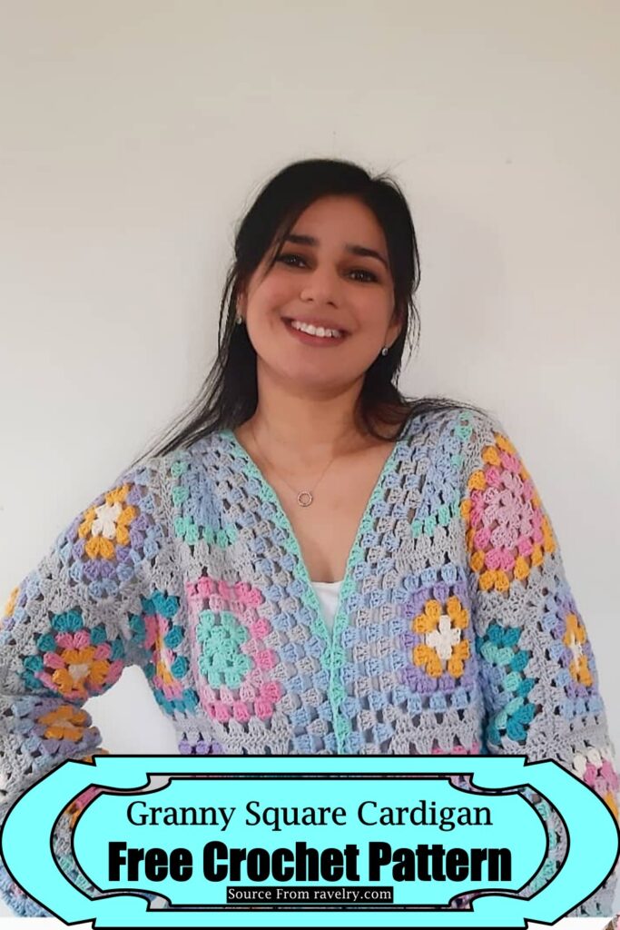 13 Crochet Granny Square Cardigan Patterns
