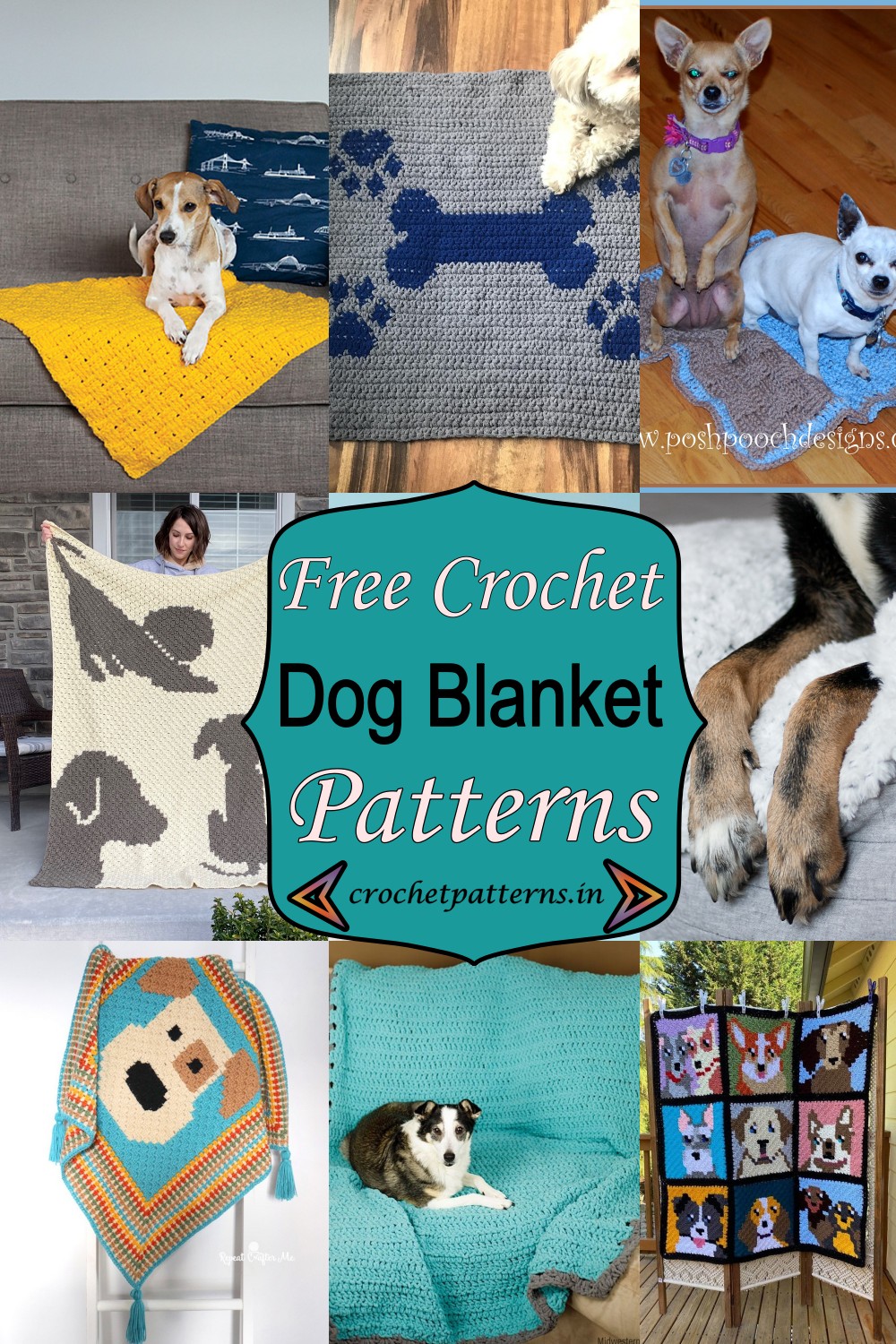 10 Free Crochet Dog Blanket Patterns 10 Free Crochet Dog Blanket Patterns