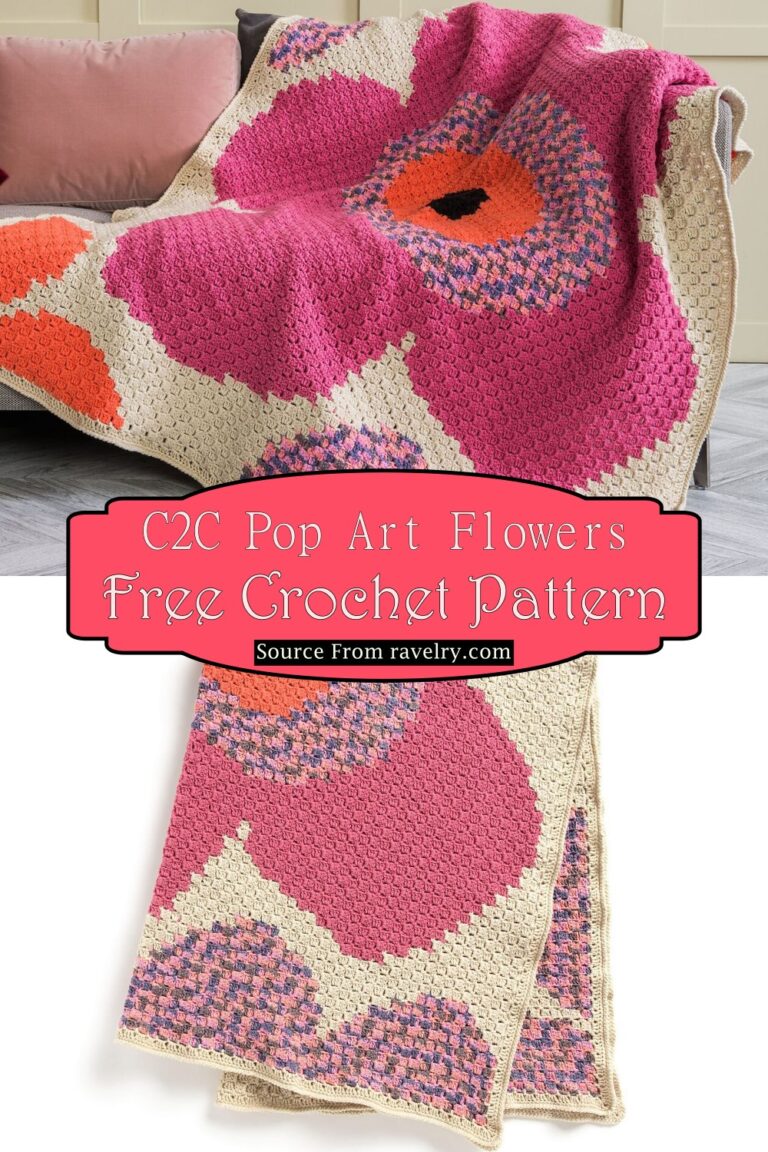 25 Free Crochet C2C Patterns That Go Beyond Balnkets!
