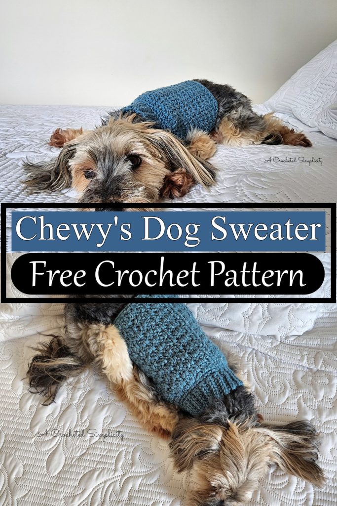 30 Free Crochet Dog Sweater Patterns
