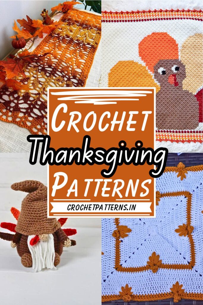 20 Free Crochet Thanksgiving Patterns To Make Different Festive Items