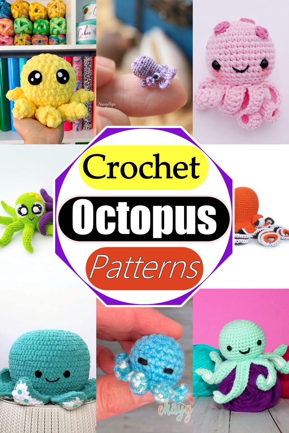 20 Free Crochet Octopus Patterns To Your Home Decor