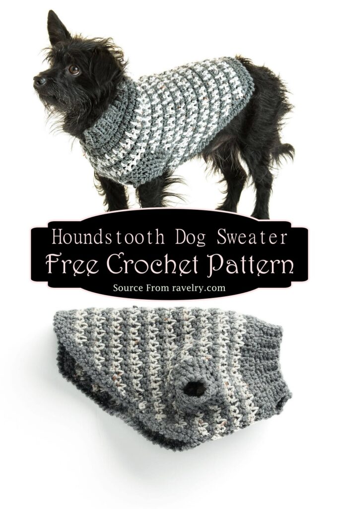 30 Free Crochet Dog Sweater Patterns