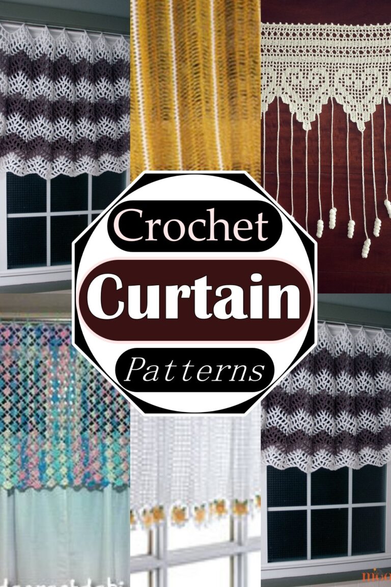 11 Free Crochet Curtain Patterns For Decor