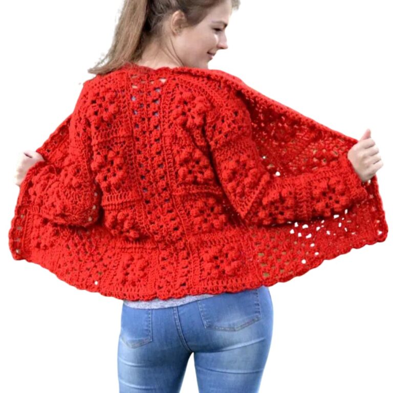 6 Best Free Crochet Slouchy Cardigan Patterns