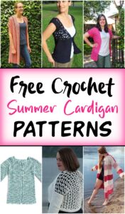 22 Free Crochet Summer Cardigan Patterns