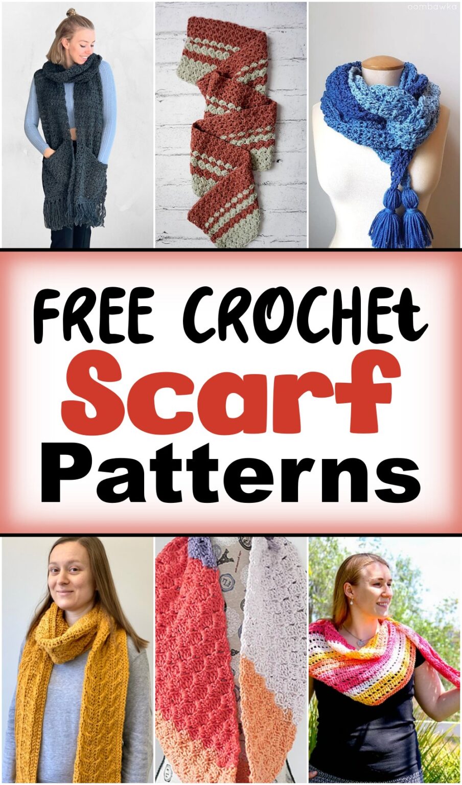 50+ Free Crochet Scarf Patterns And Designs