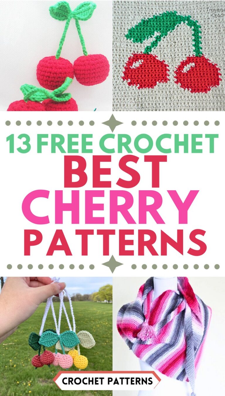 13 Best Free Crochet Cherry Patterns And Designs