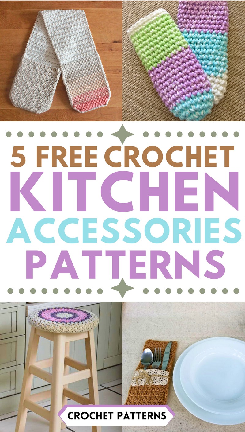 5 Free Crochet Kitchen Accessories Patterns