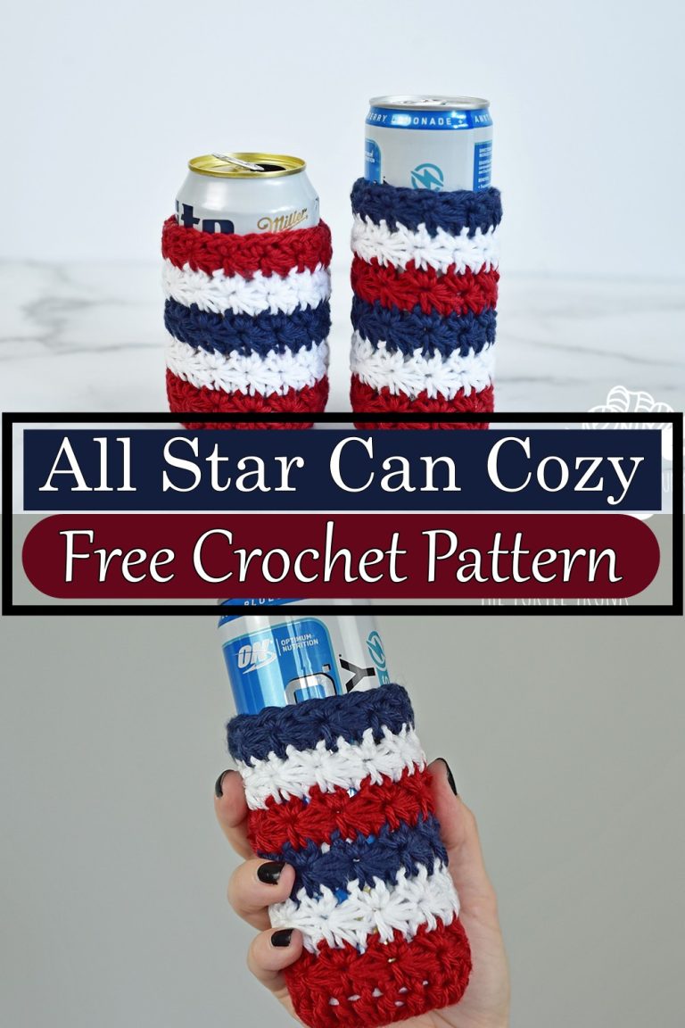 15 Free Crochet Can Cozy Patterns In All Sizes
