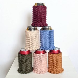 15 Free Crochet Can Cozy Patterns In All Sizes
