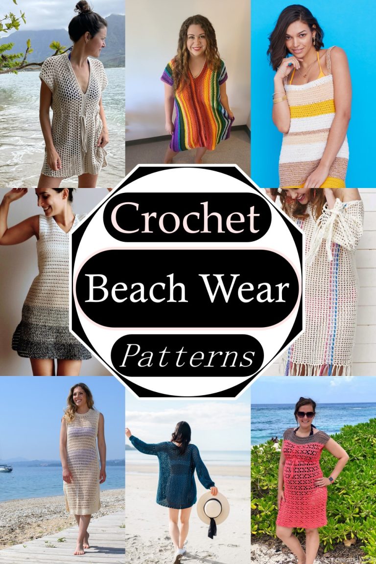 10 Crochet Beach Wear Patterns For Stylish Sunbathers
