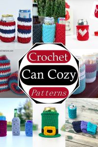 15 Free Crochet Can Cozy Patterns In All Sizes