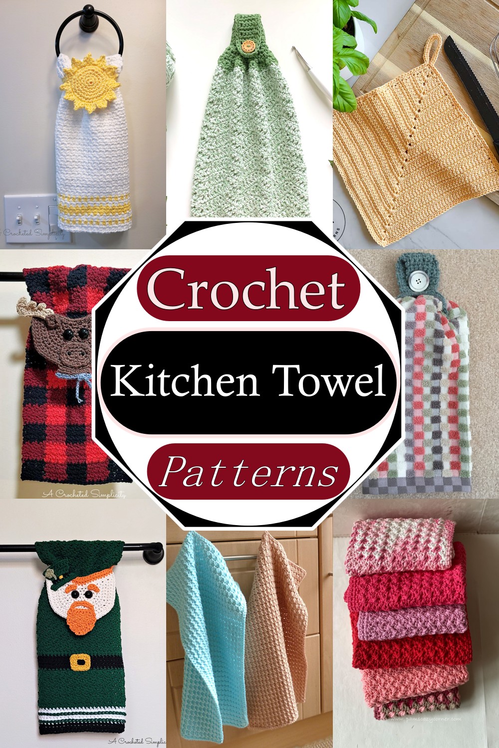 16 Crochet Kitchen Towel Patterns For Beginners