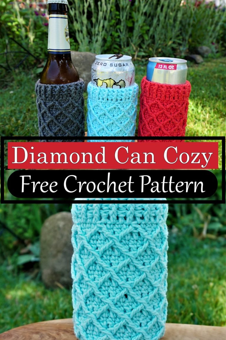 15 Free Crochet Can Cozy Patterns In All Sizes