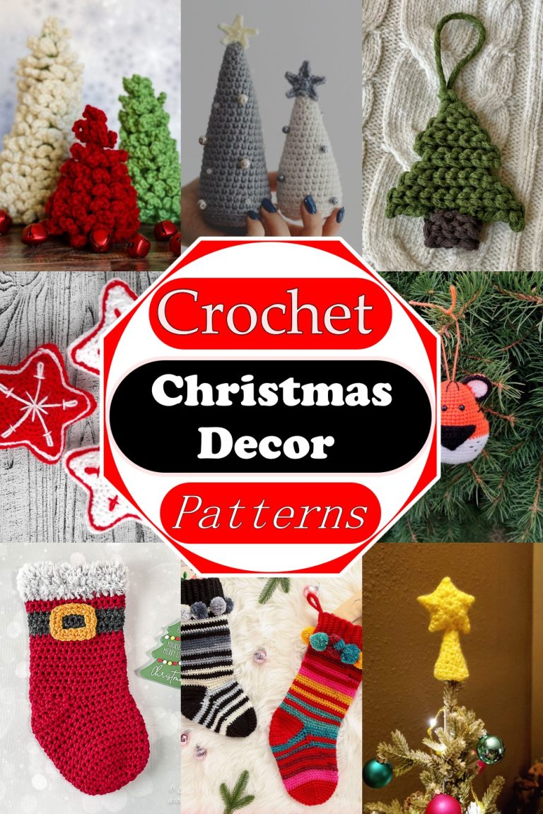 20 Free Crochet Christmas Decor Patterns