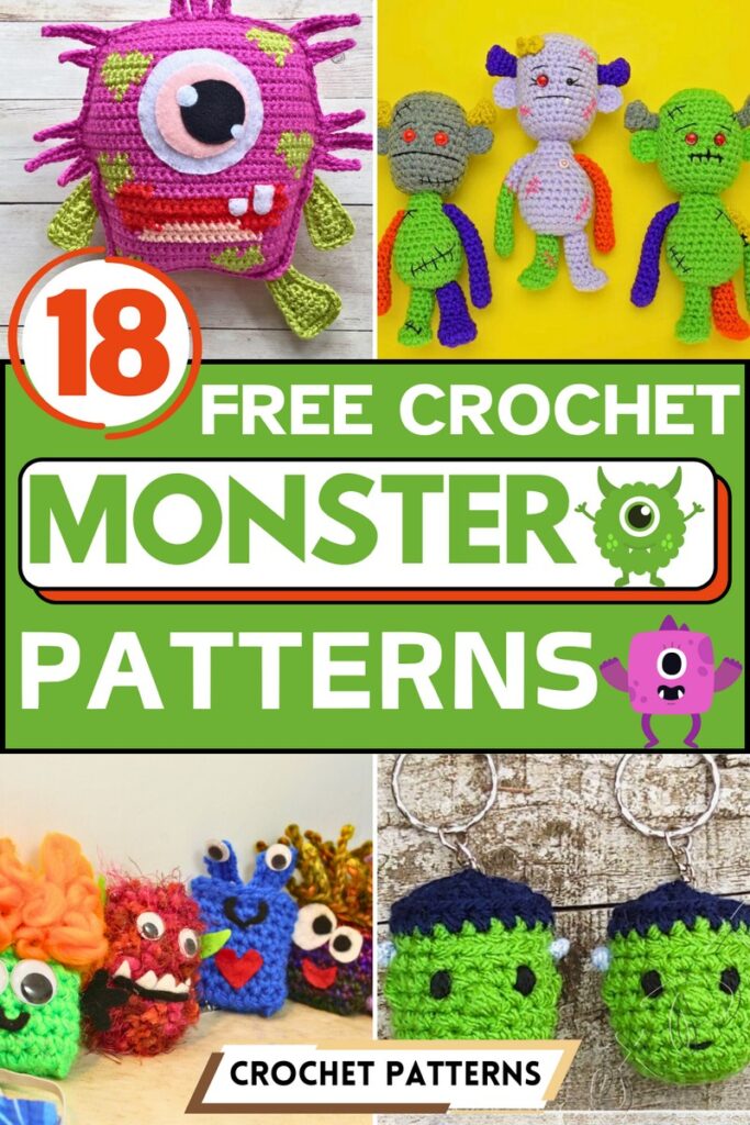 18 Free Crochet Monster Patterns