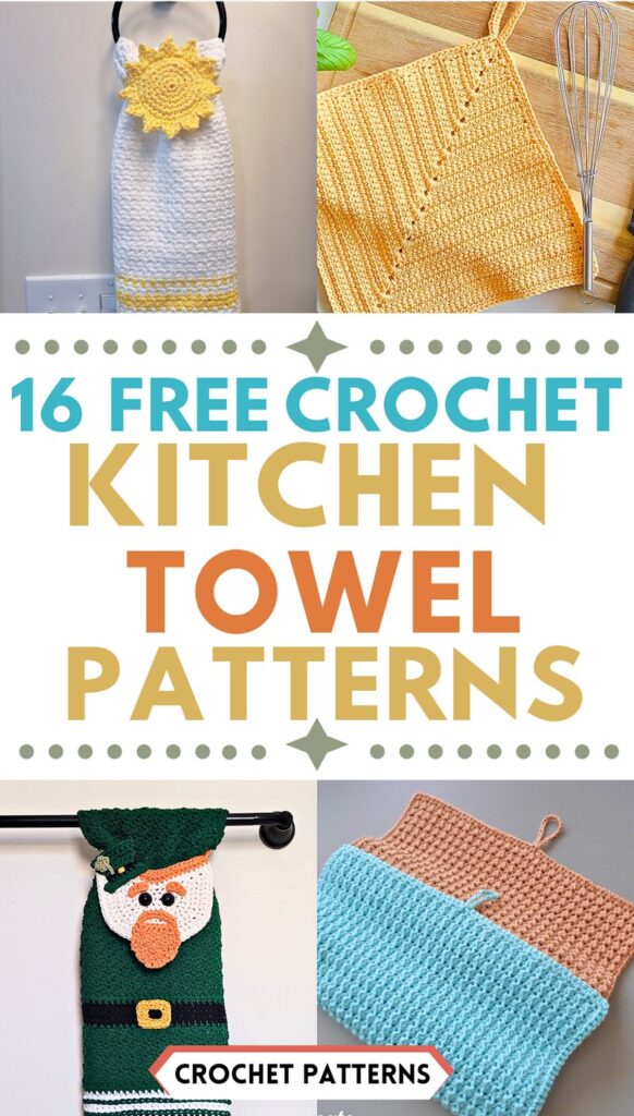 16 Crochet Kitchen Towel Patterns For Beginners